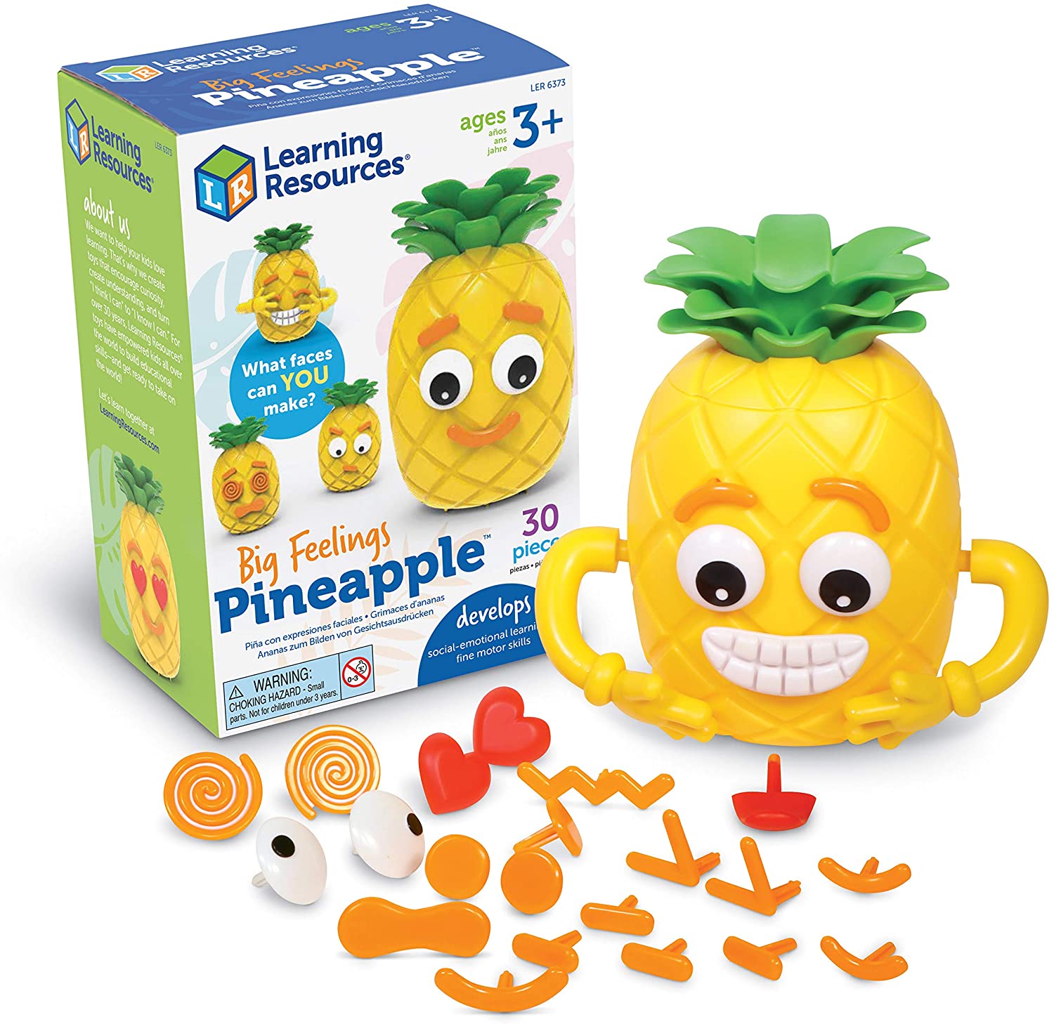 Big Feelings Pineapple – One Step Two Step Therapy Supplies Pty Ltd