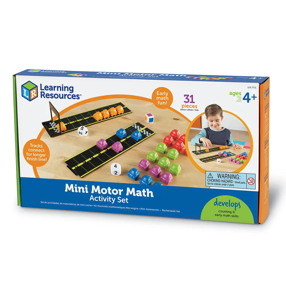 Mini Motor Math Activity Set – One Step Two Step Therapy Supplies Pty Ltd