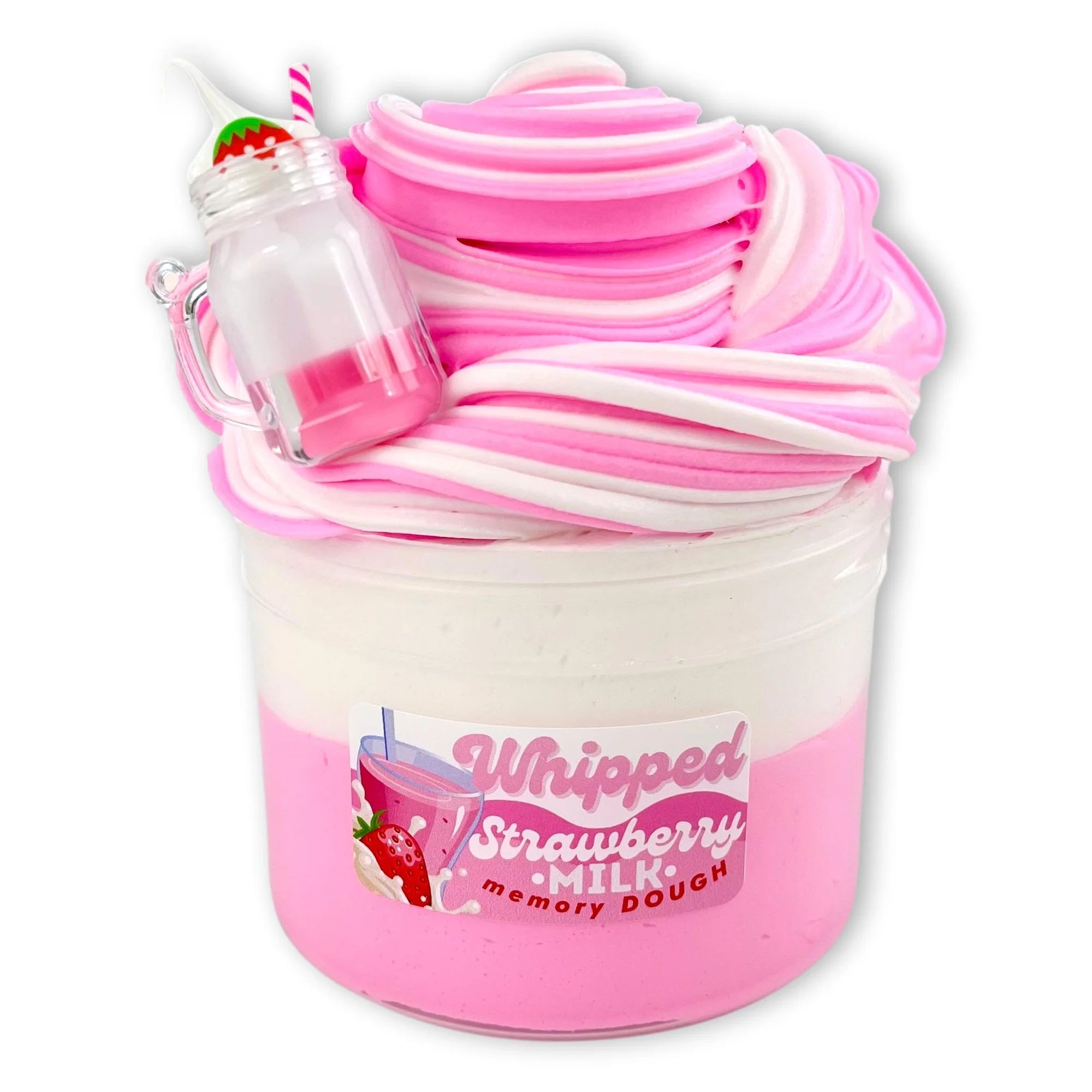 Whipped Strawberry Milk Dope Slime – One Step Two Step Therapy Supplies ...